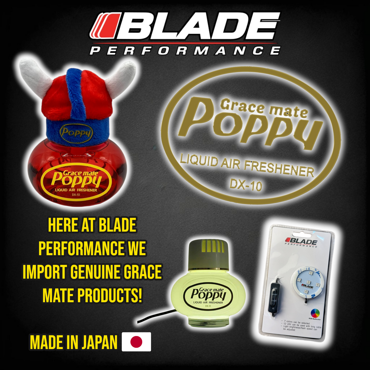Poppy Air Fresheners — Blade Performance
