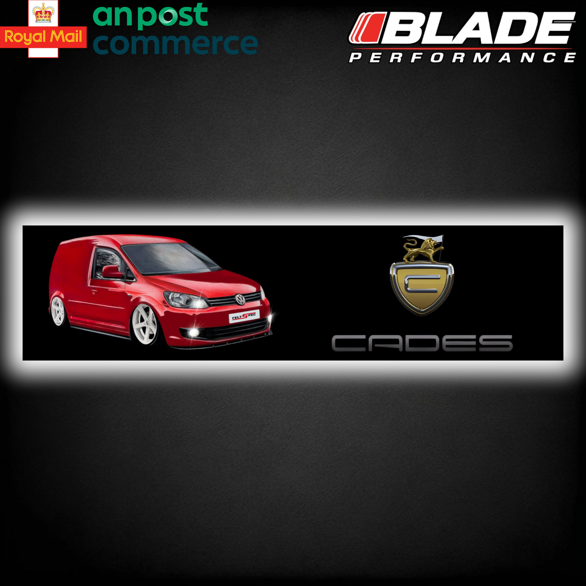 Caddy Cades Banner — Blade Performance
