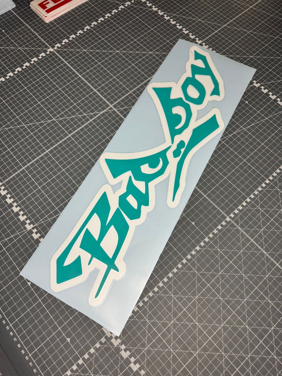 Large Bad Boy Window Sticker — Blade Performance