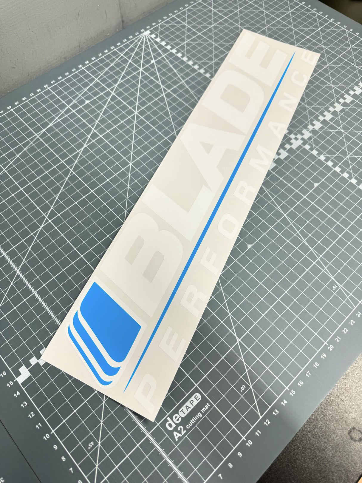 Blade Performance Window Sticker