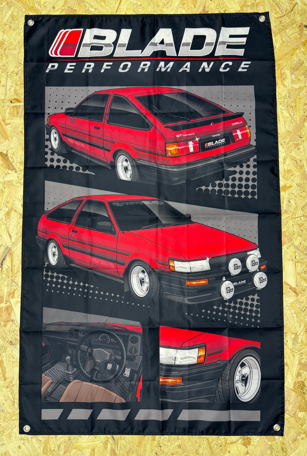 Toyota Twincam Banner — Blade Performance