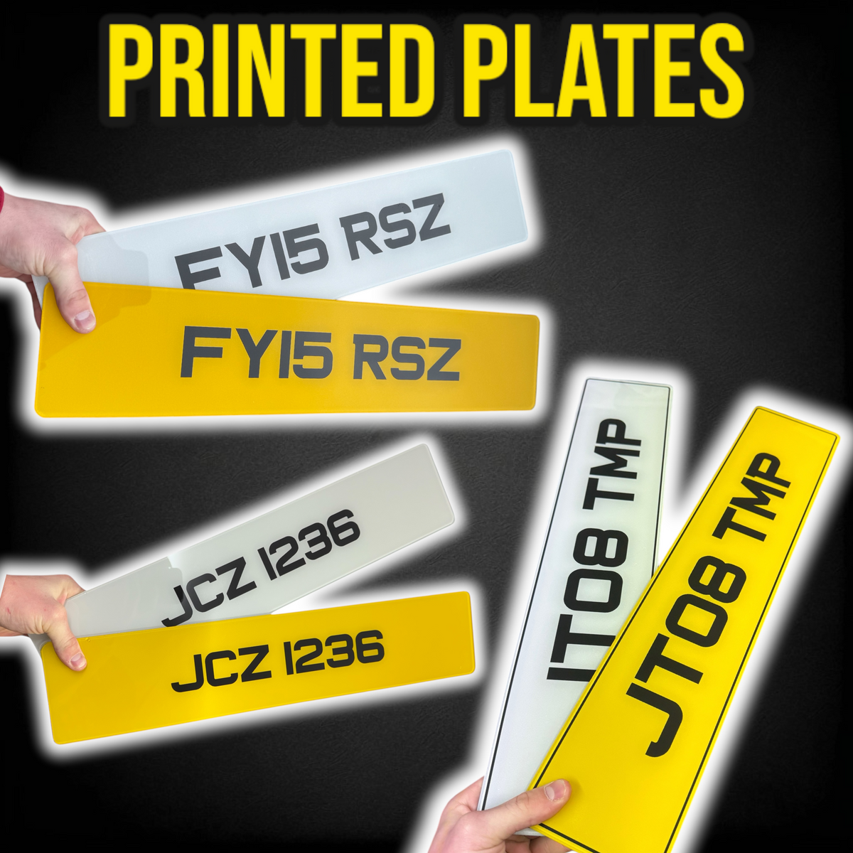 Printed Metro Show Plates(Display Purposes Only) — Blade Performance