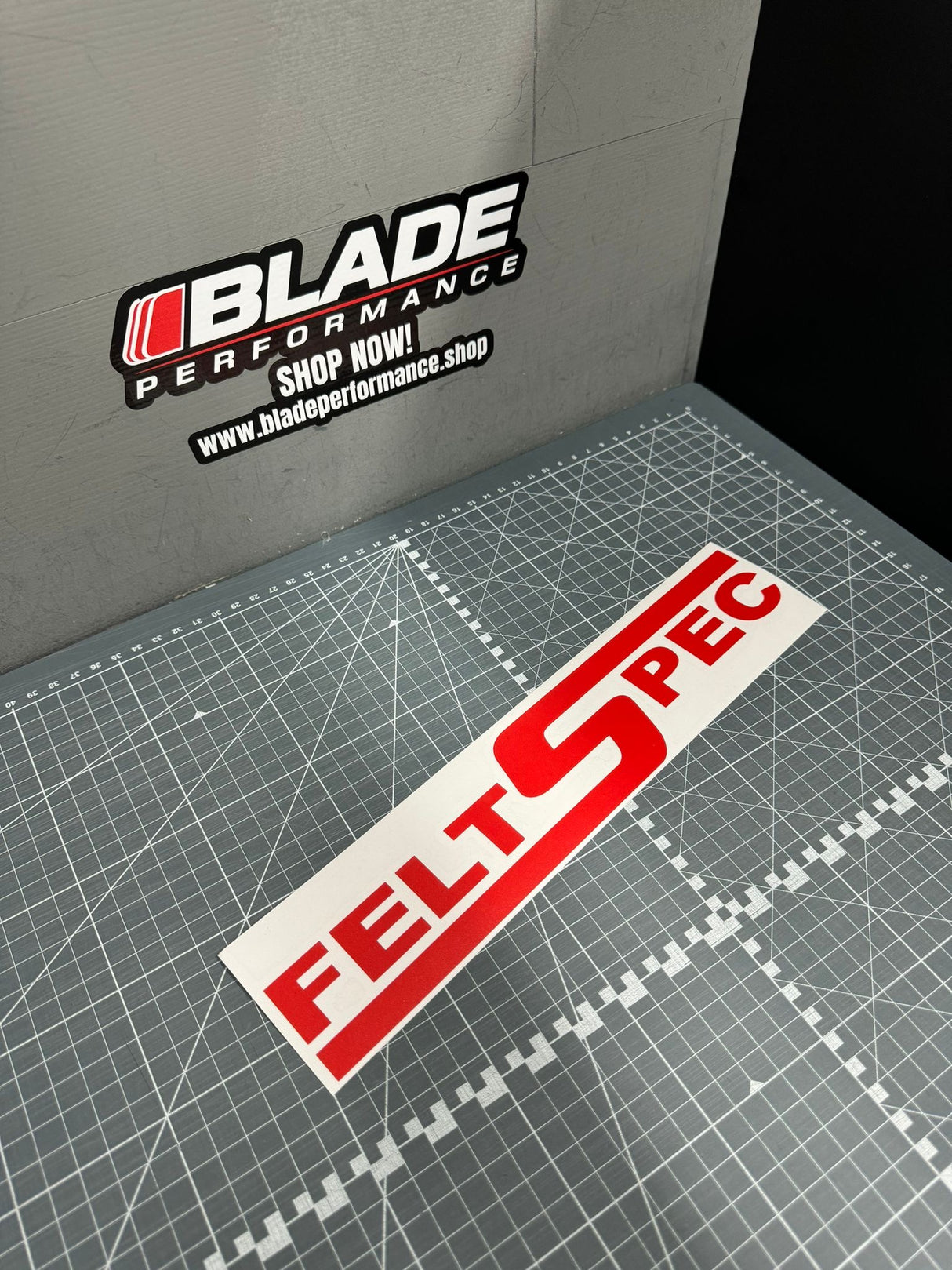 Felt Spec Window Sticker – Blade Performance