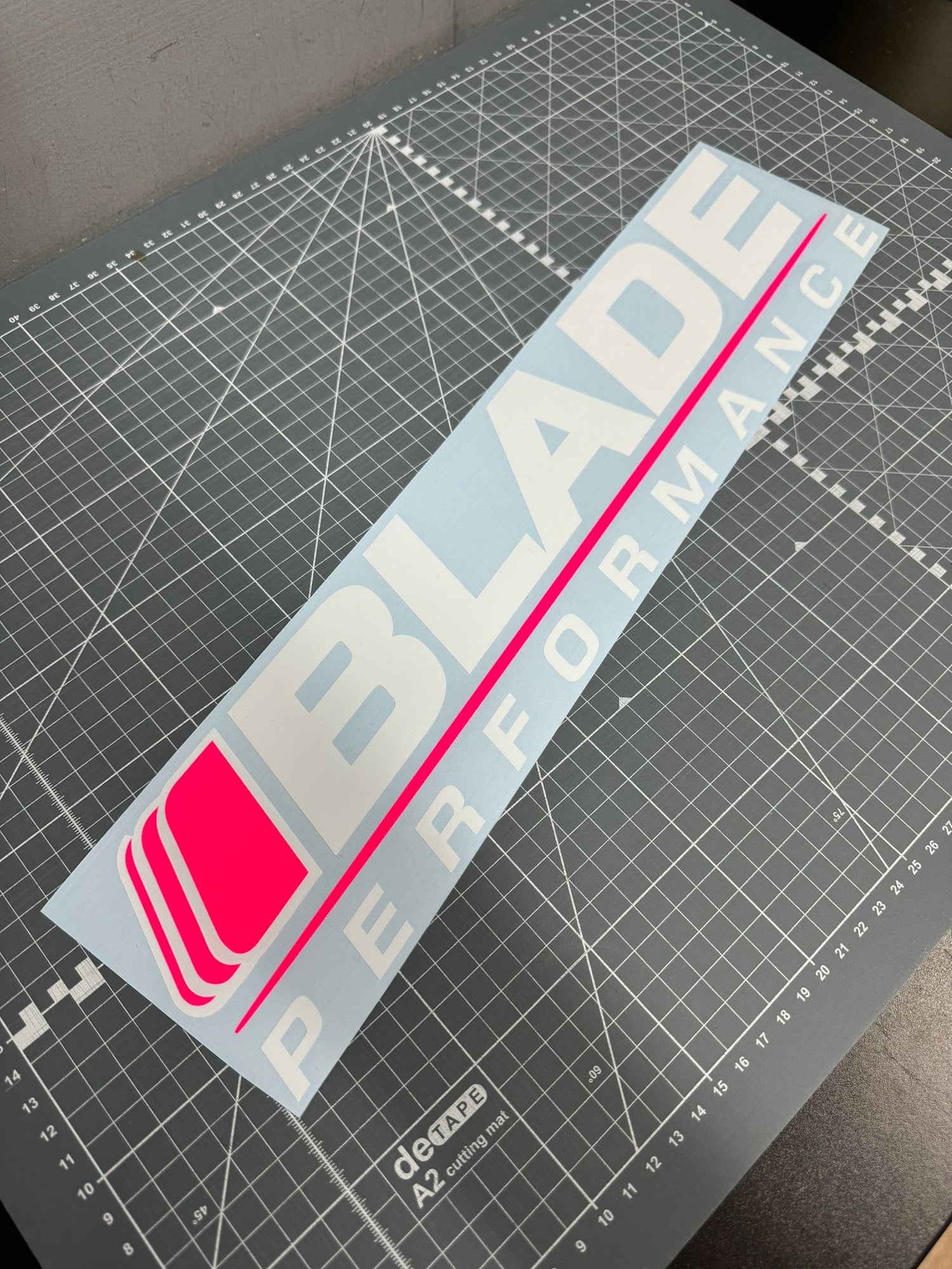 Blade Performance Window Sticker